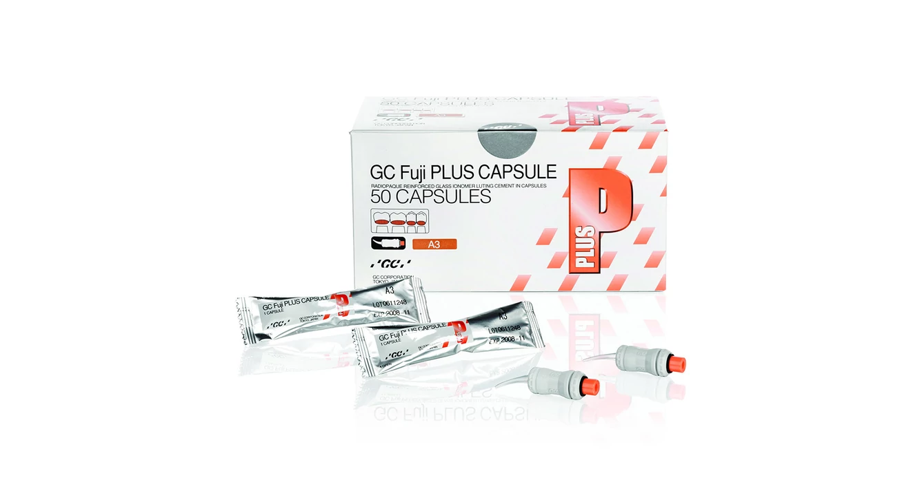 EUR 136.06 – GC Fuji PLUS capsules, luting cement, A3, 50db