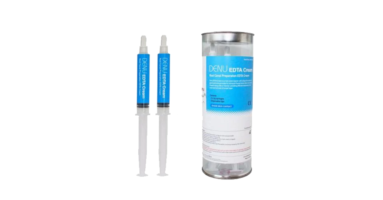 EUR 19.49 – DENU EDTA solution, 2x6 g (= 2x4 ml) for root canal irrigation