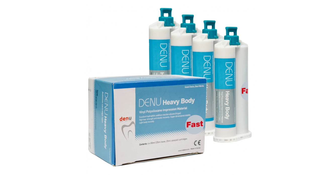 DENU Heavy Body FAST 4x50 ml (+12kcs) egyfázisú lenyomatvételhez (ár ...