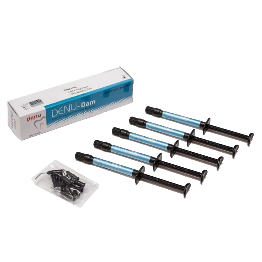 DENU Dam (1syr+2tip), folyékony kofferdam, ínyvédő, (1.2ml) + 2 kanül ...